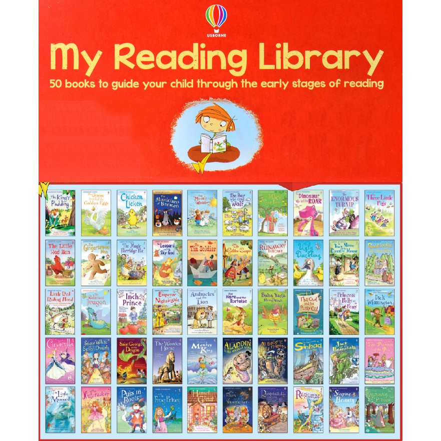 Usborne My Reading Library (50 books) | Shopee Thailand