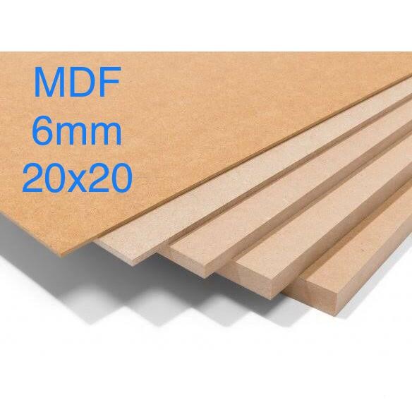Kayu MDF Board 6mm (20x20)cm, ไม้อัด MDF, กระดานไม้ MDF, ไม้อัด MDF ...