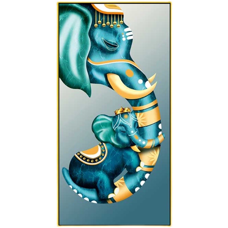 Diy 5D 5D รอบลูกปัดเต็มสไตล์ช้างเพชรภาพวาดลูกปัด | Shopee Thailand