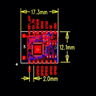 ESP8266 ESP 03 serial WIFI module wireless transparent transmission ...