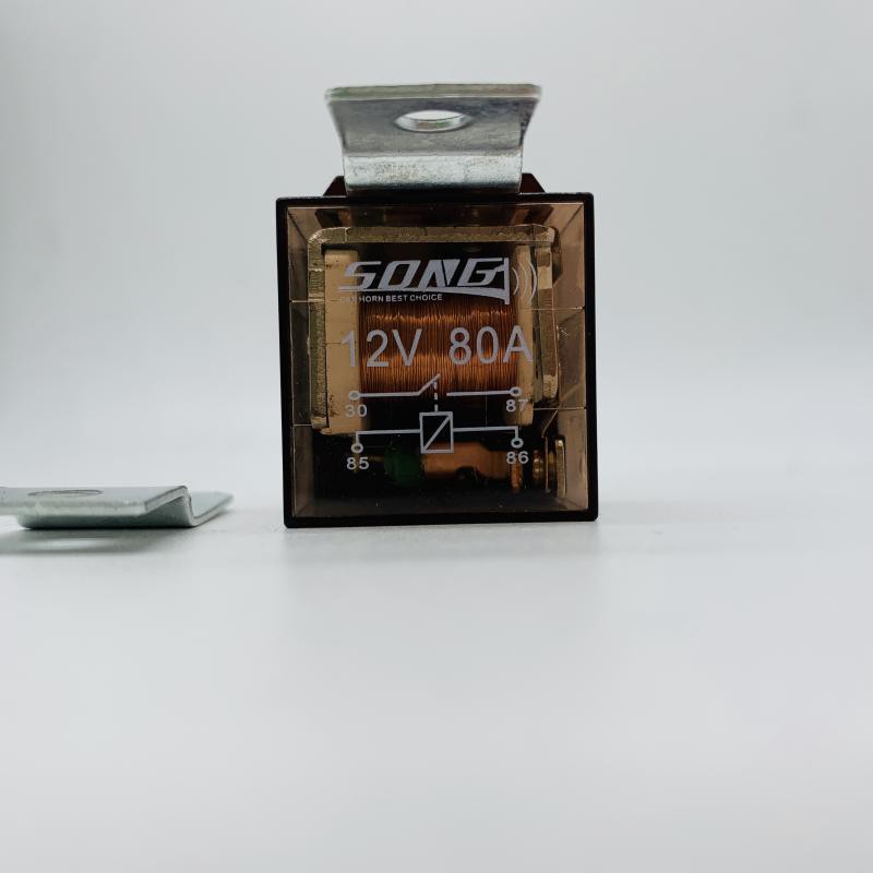 *รีเลย์แตร (เฉพาะตัวรีเลย์) 12V 80A สีส้ม มีการรับประกัน 1สัปดาห์ ...