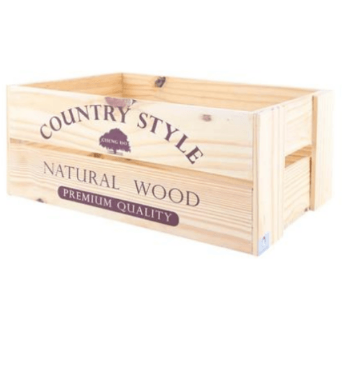 Bighot ลังไม้ BOX-BEE-L ธรรมชาติ | Shopee Thailand