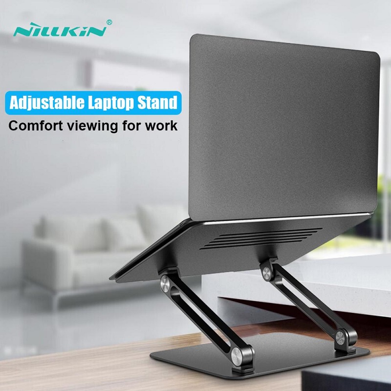 NILLKIN Laptop Stand Aluminium Alloy ,Adjustable Multi-Angle Laptop ...