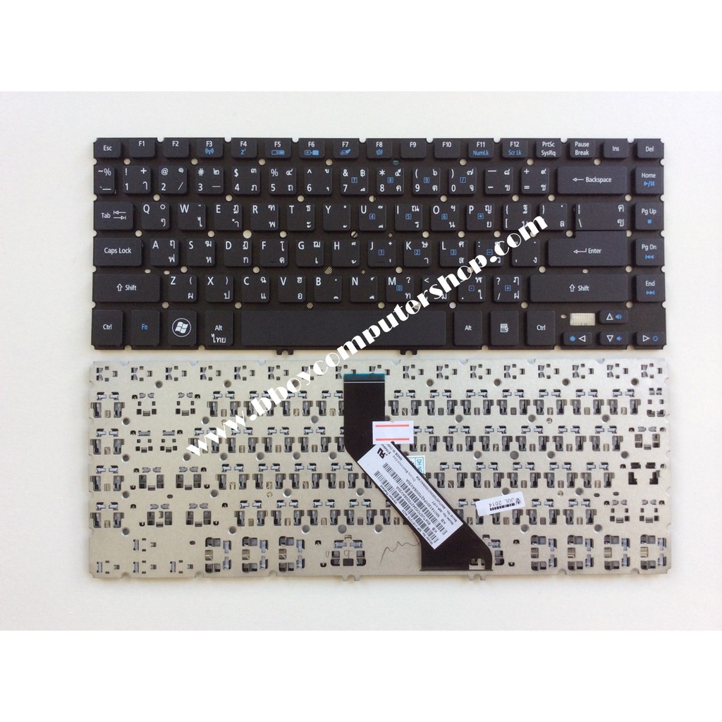 Acer Keyboard คีย์บอร์ด Acer Aspire V5 431 V5 431g V5 431p V5 431pg V5