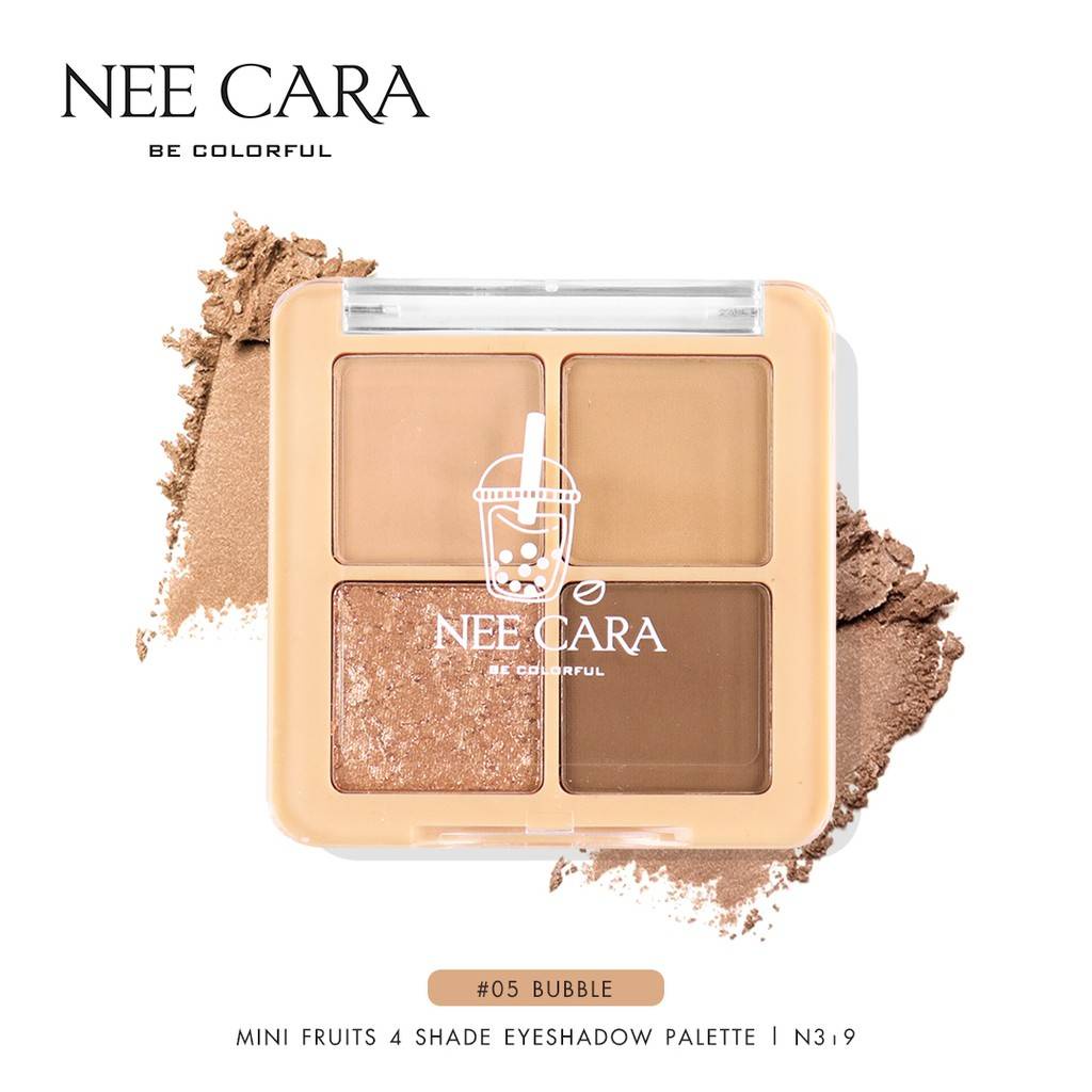 N319 NEE CARA โฟว์เฉด อายแชโดว์ พาเลท มินิ | Shopee Thailand
