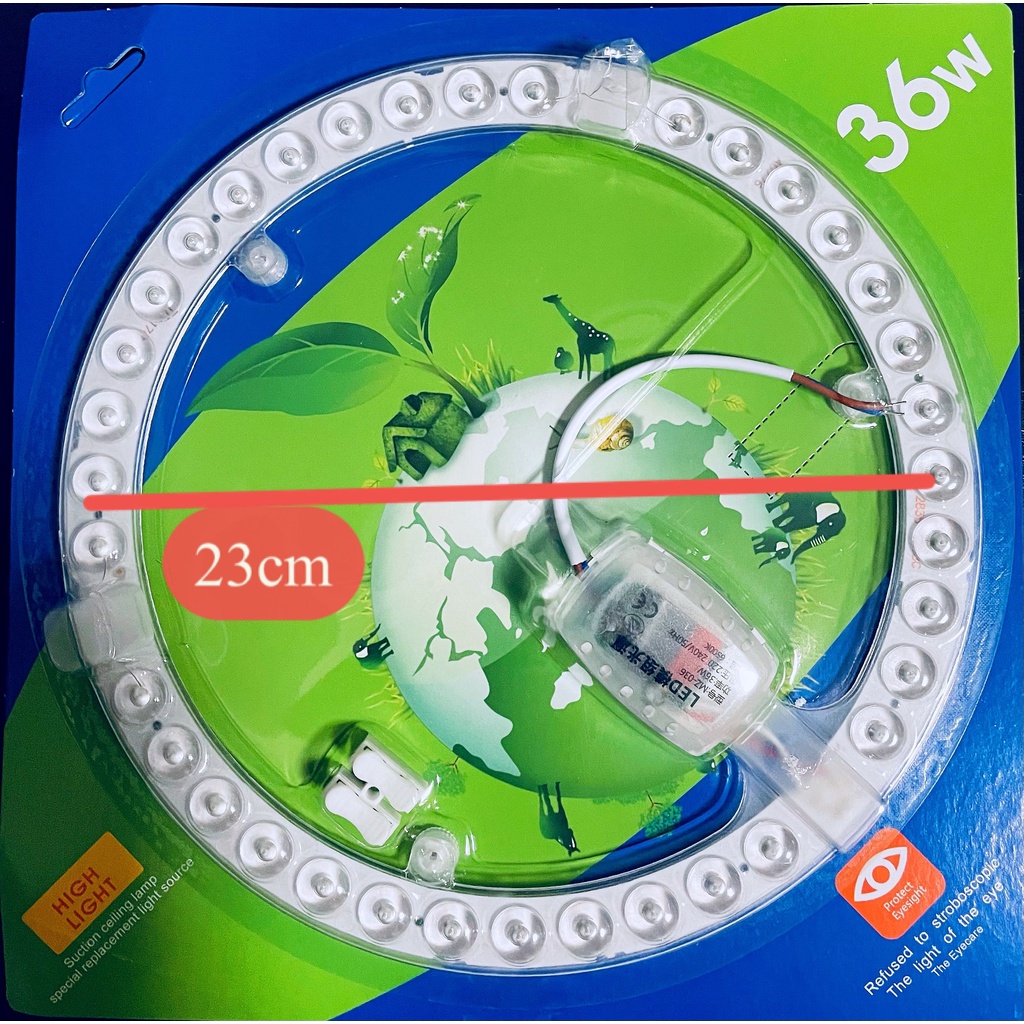 หลอดไฟLED ไฟกลม สีขาว หลอดไฟLED 12W/18W/24W /36W/48Wไฟแอลอีดี ใช้แทนไฟกลมแบบเก่า แผงไฟled 24W ...