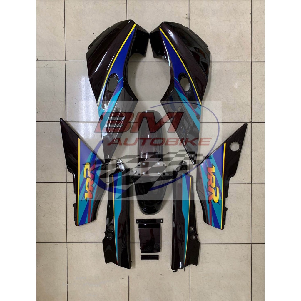 ชุดสี VR 150 สีเปลือกมังคุด 9 ชิ้น เฟรมรถ กรอบรถ แฟริ่ง Yamaha วีอาร์ กาบรถ เปลือก ABS | Shopee ...