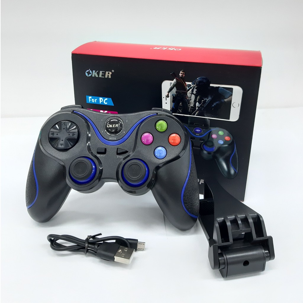 JOY Bluetooth OKER BT-073 จอยสติ๊ก | Shopee Thailand