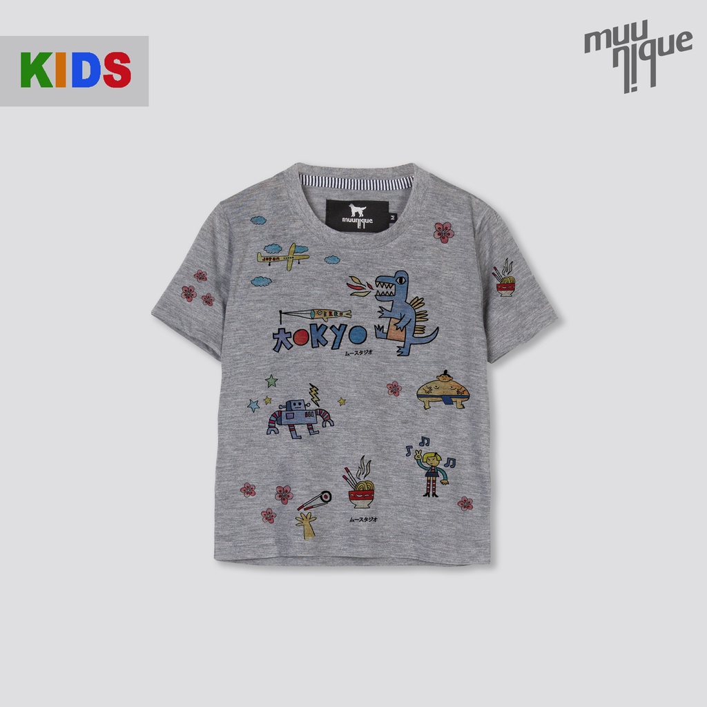MUUNIQUE Graphic P. T-shirt เสื้อยืด รุ่น GPT-144 | Shopee Thailand