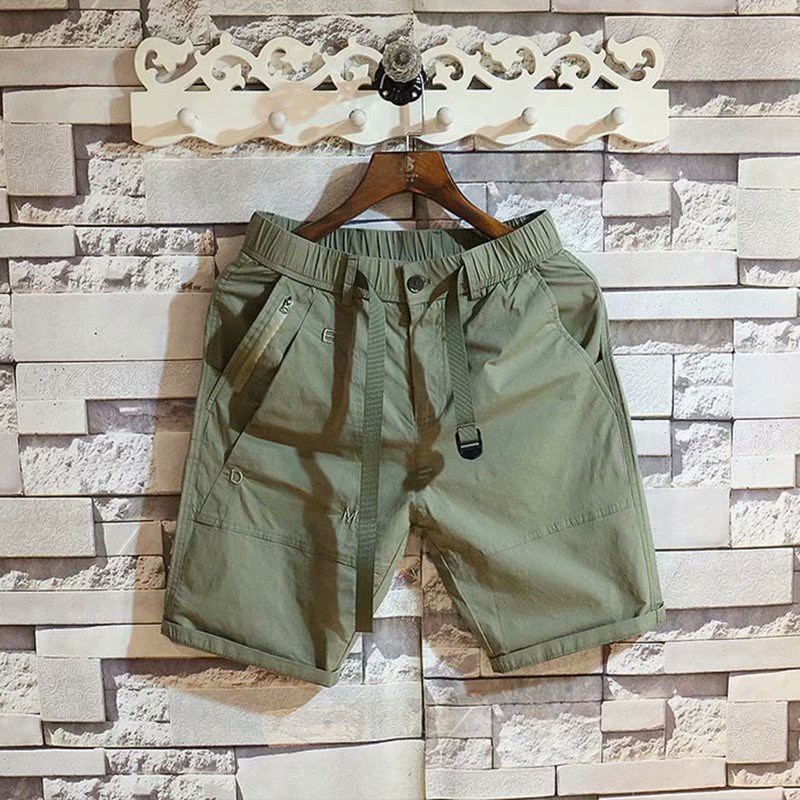 【ST เสื้อผ้า】【เสื้อผ้า BJGH】สไตล์เกาหลีแฟชั่นหลวมเอวยางยืดตรงสบาย ๆ อิน ...