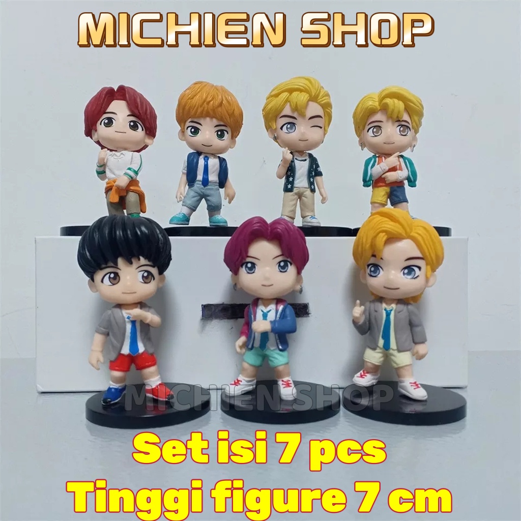ฟิกเกอร์ BTS TINY TAN BTS MINI BTS KPOP ขนาดเล็ก สําหรับตกแต่งเค้กวัน ...
