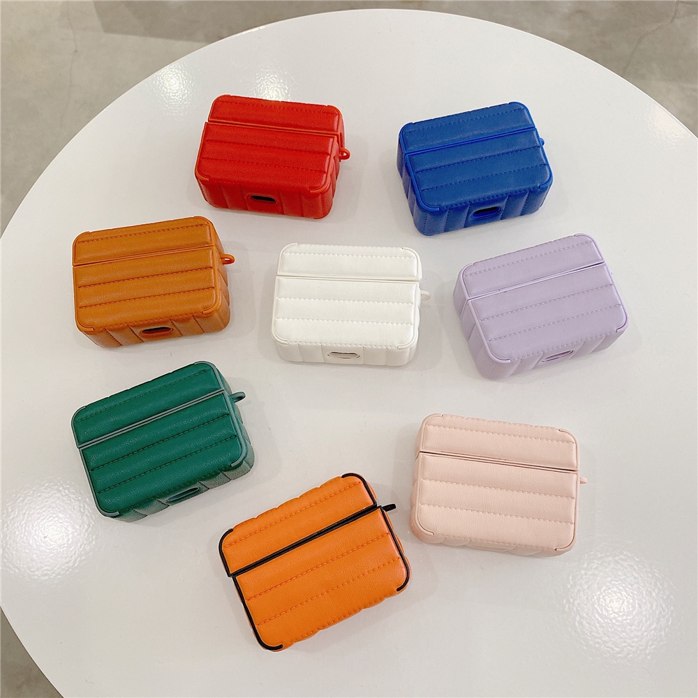 Simple Solid Down Jacket ใช้งานร่วมกับ AirPods 4 ANC สําหรับ AirPod 1/2 ...