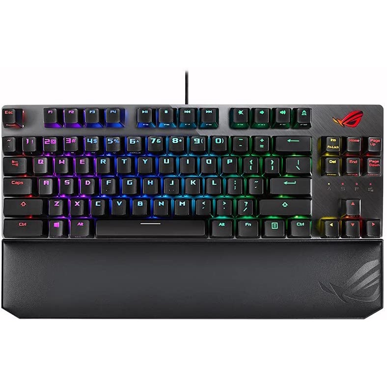 ASUS ROG Strix Scope NX TKL Deluxe wired mechanical RGB gaming keyboard ...