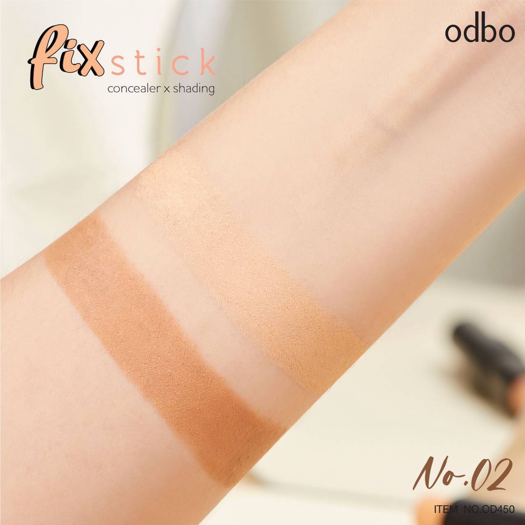 OD450 ODBO PIX STICK CONCEALER X SHADING โอดีบีโอ คอนซีลเลอร์ และ เฉดดิ้ง แบบแท่ง ใช้งานง่าย ...