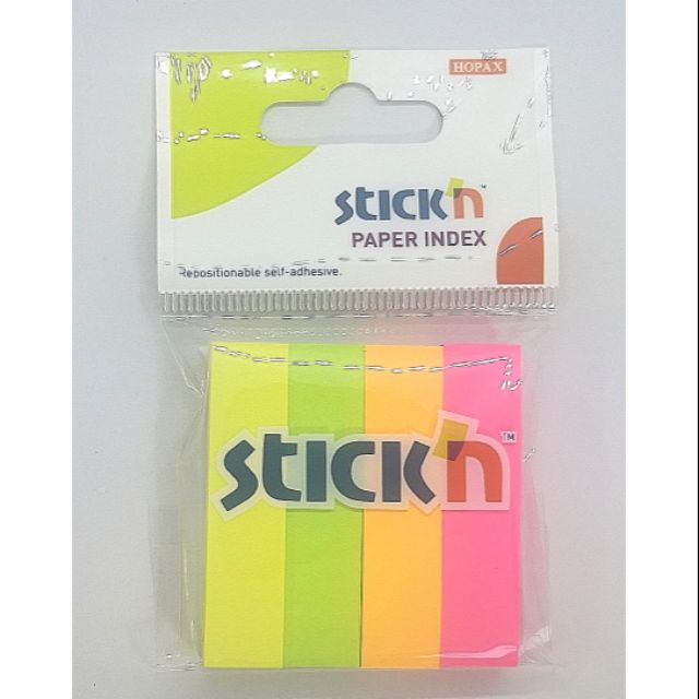 Stick'n Paper Index สติกเอ็น เปเปอร์อินเด็กซ์ กระดาษโน๊ตดัชนี ชนิดกาวใน ...