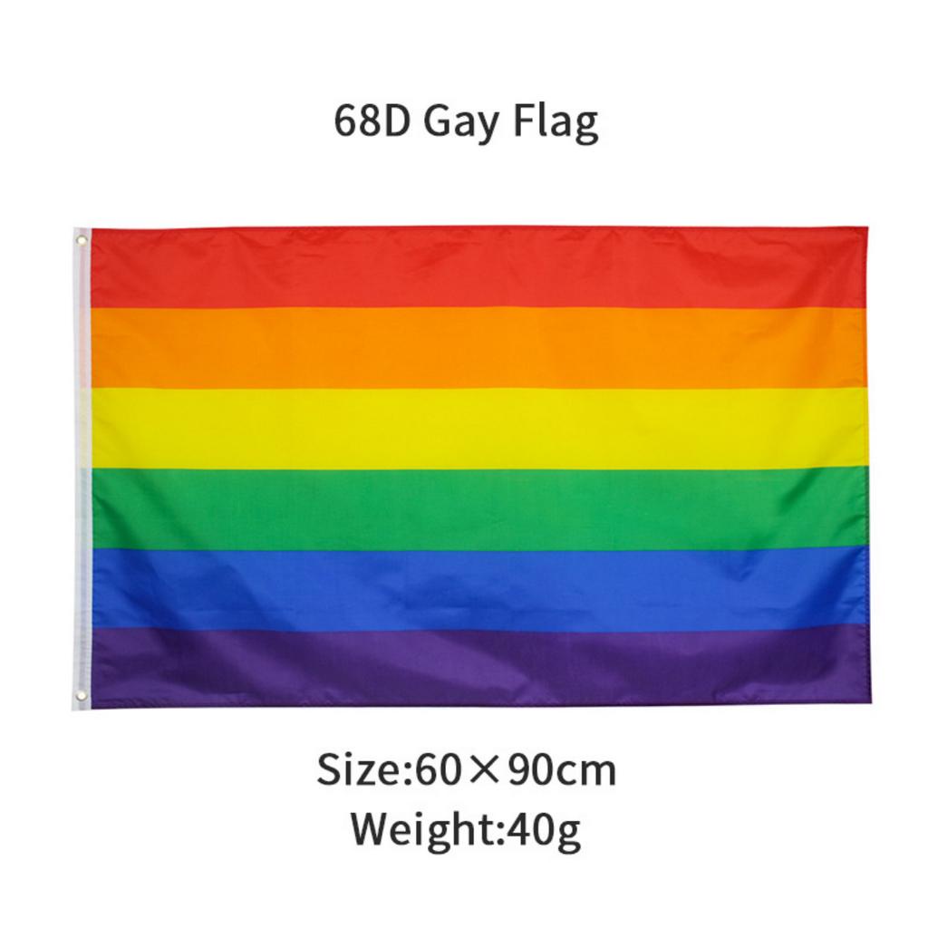 ⚡พร้อมส่ง⚡ ธง หลากหลายทางเพศ LGBT ขนาด lgbt flag ธงสีรุ้ง | Shopee Thailand
