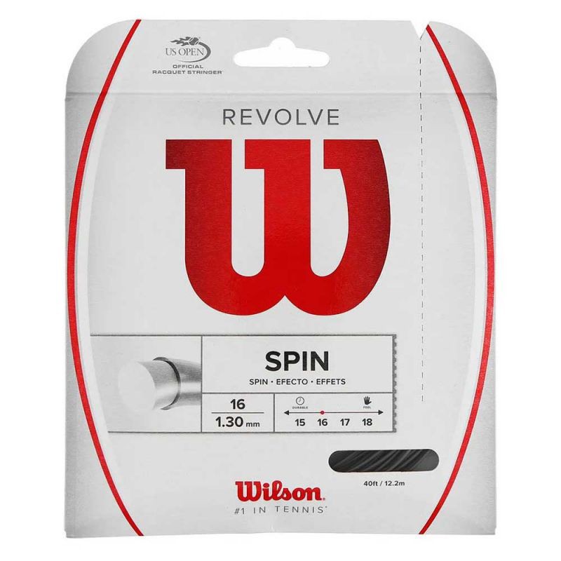 WILSON Revolve ขนาด 1.30/16 เอ็นไม้เทนนิส เอ็นเทนนิส Tennis String ไม้ ...