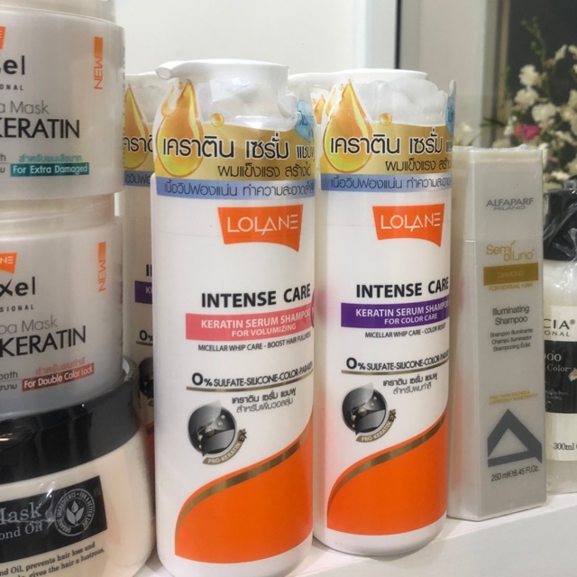 Lolane Intense Care Keratin Serum Shampoo | Shopee Thailand