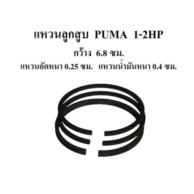แหวนลูกสูบ ปั๊มลม Puma PP-21,PP-32 | Shopee Thailand