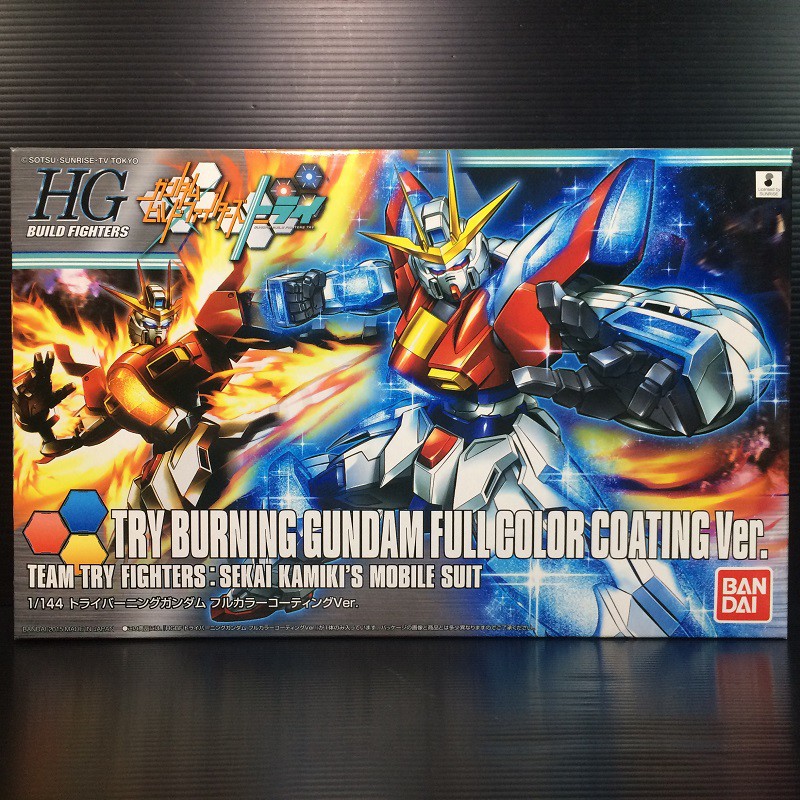 HGBF 1/144 TBG-011B Try Burning Gundam Full Color Plate (Gundam Build Fighter Try) (Event ...