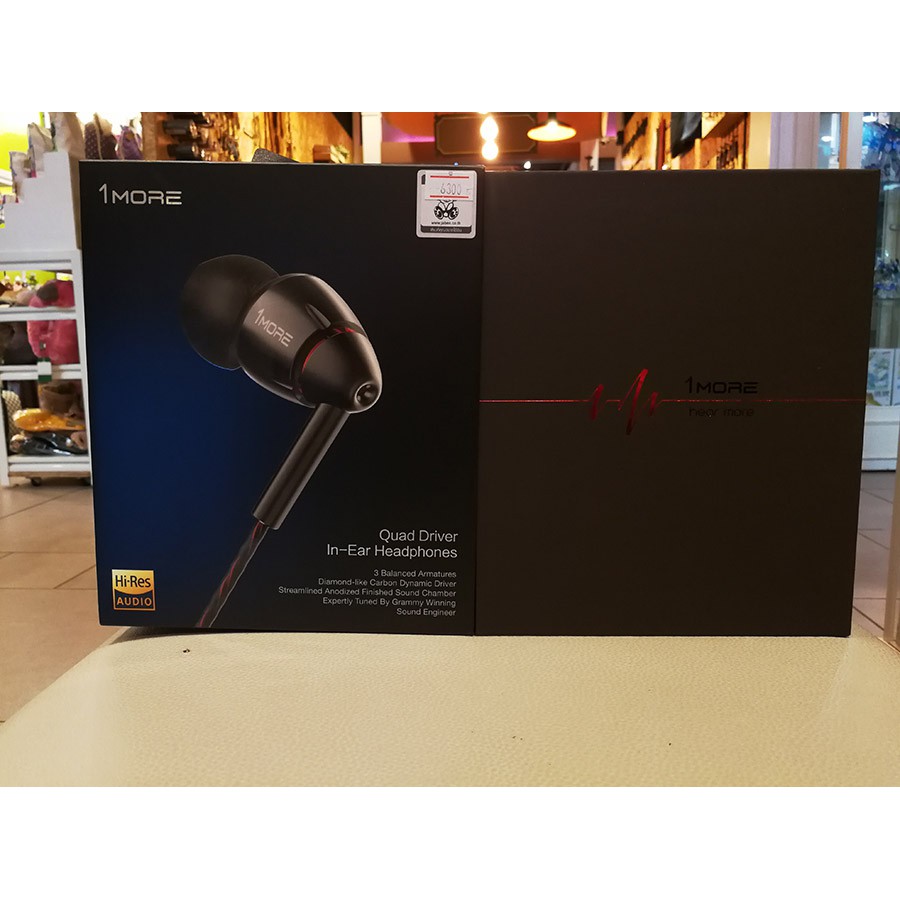1More Quad Driver E1010 รับประกันศูนย์ไทย หูฟัง 4ไดรเวอร์ 3Balanced Armatures และ 1dynamic บอดี ...