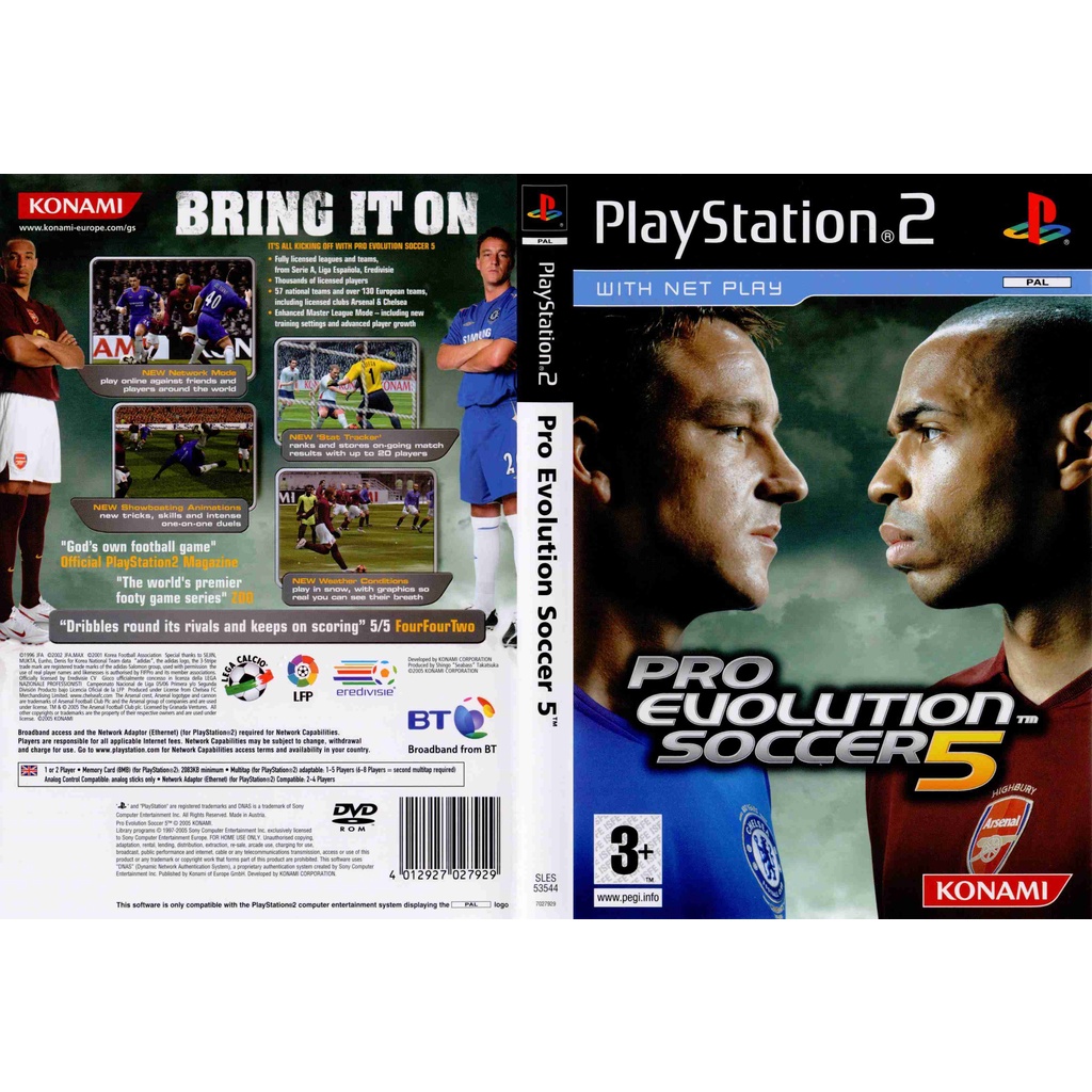 แผ่นเกมส์ PS2 Pro Evolution Soccer 5 คุณภาพ ส่งไว (DVD) | Shopee Thailand