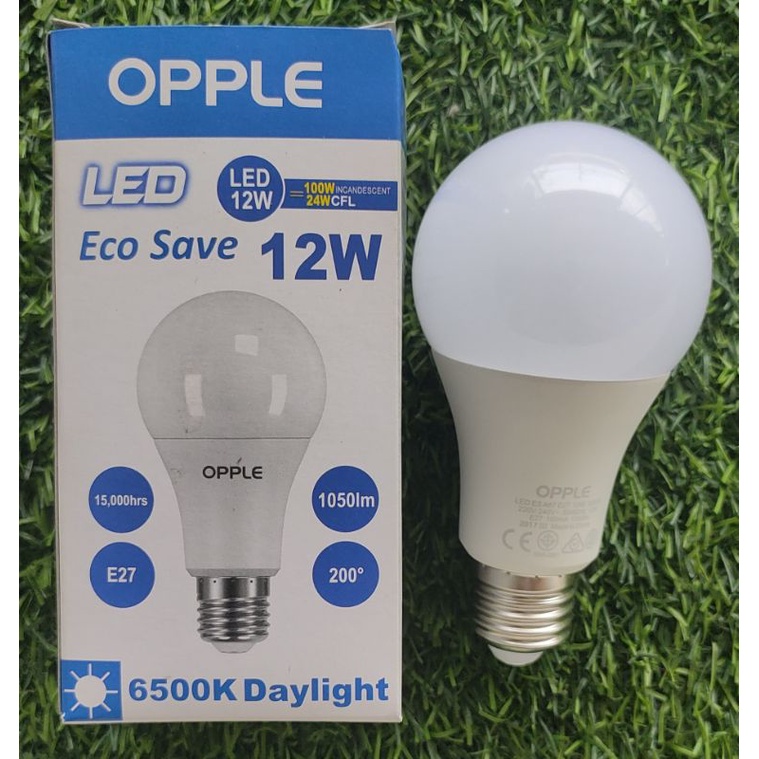หลอดไฟLED Eco Save 12W OPPLE(Daylight) | Shopee Thailand
