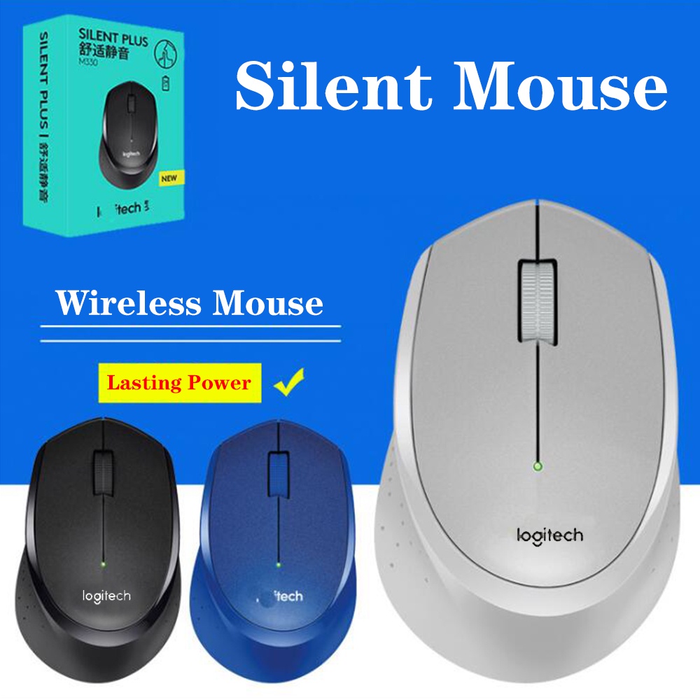 [Original] Logitech M330 M350 Wireless Bluetooth Mouse Silent Plus ...