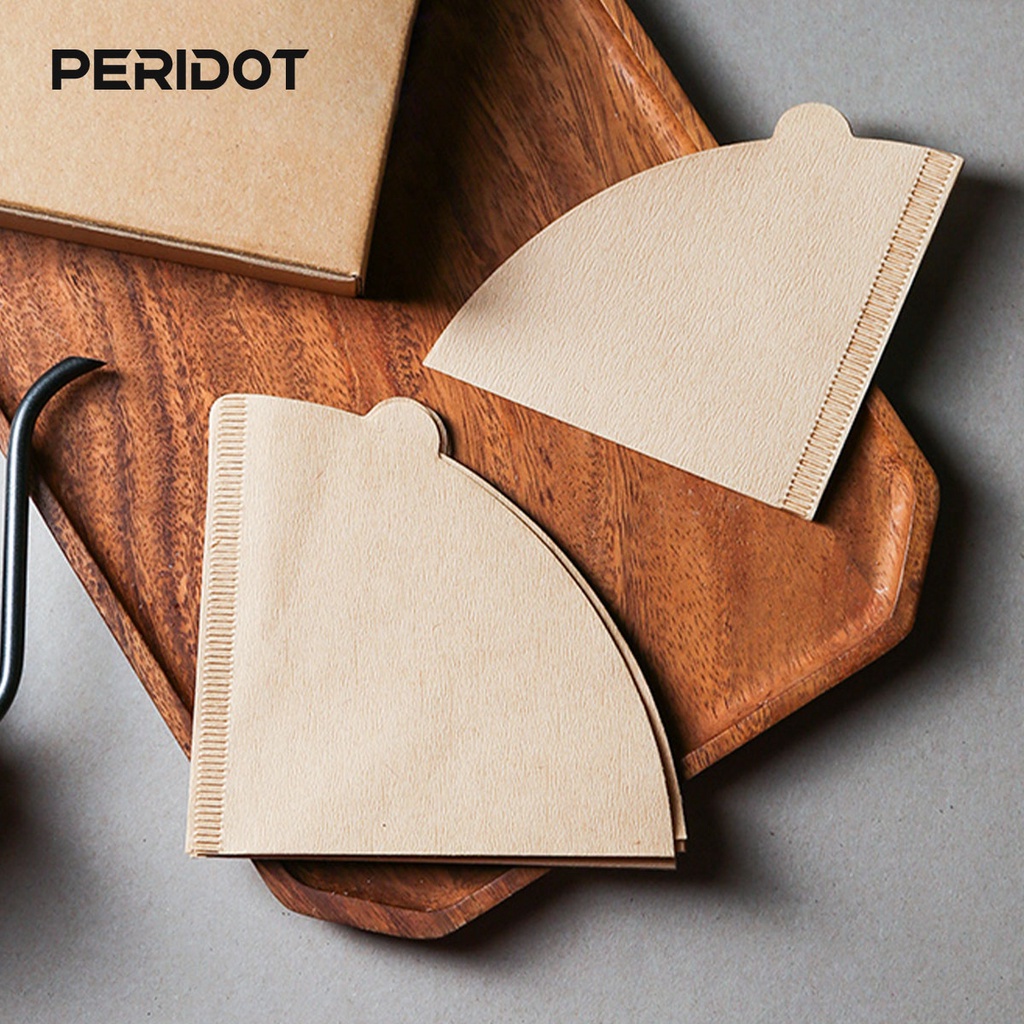 Drip Coffee Paper Filter กระดาษดริป กระดาษกรองกาแฟ สีน้ำตาล รูปทรงV ...