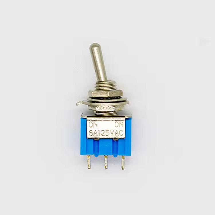 สวิทโยกทองและเงิน อย่างดี แบบก้านยาว 2 ทาง On On 5a 125v 6mm Toggle Switch สวิตซ์ Mts102