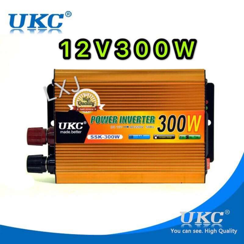 UKC Power Inverter 300W with Charger 12V DC to 220V AC Output 12V300W | Shopee Thailand