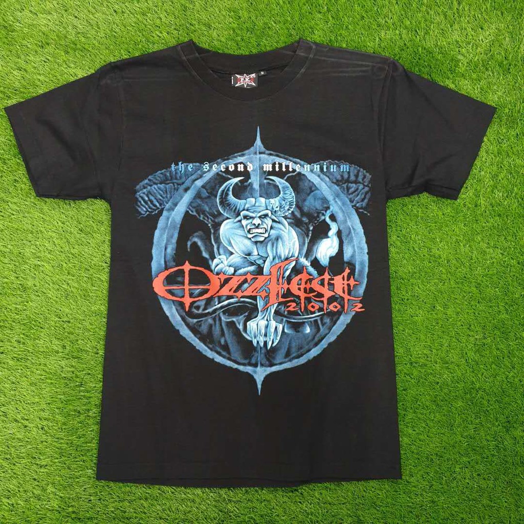Ozzfest 2002 เสื้อยืดลําลอง แขนสั้น พิมพ์ลาย The Second Millennium ...