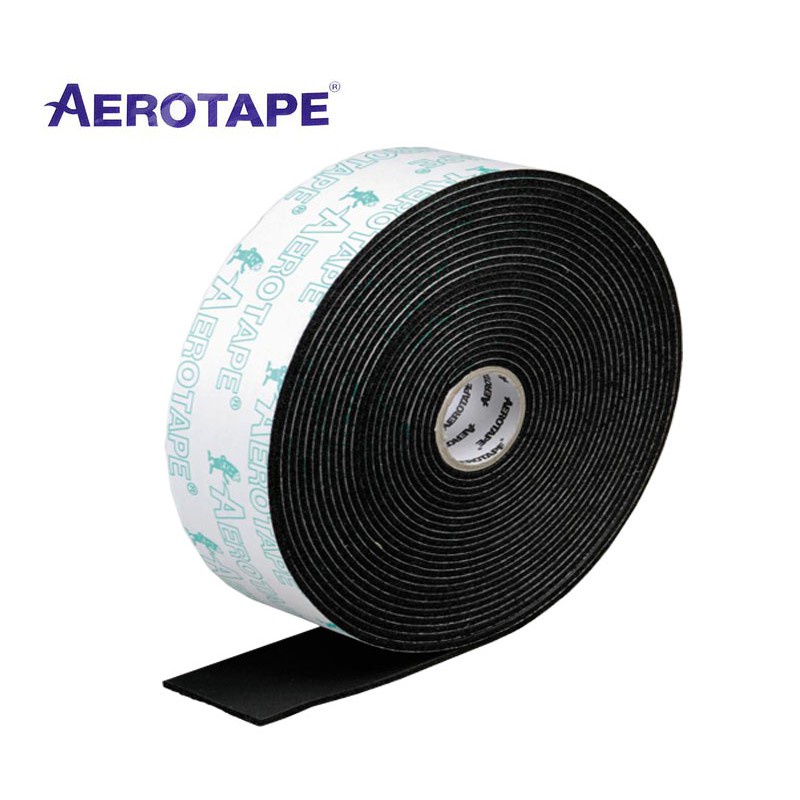 แอโร่เทป Aerotape เทปยางดำ เทปพันท่อแอร์ ก. 2 นิ้ว ยาว 9.1 ม. ของแท้ ...