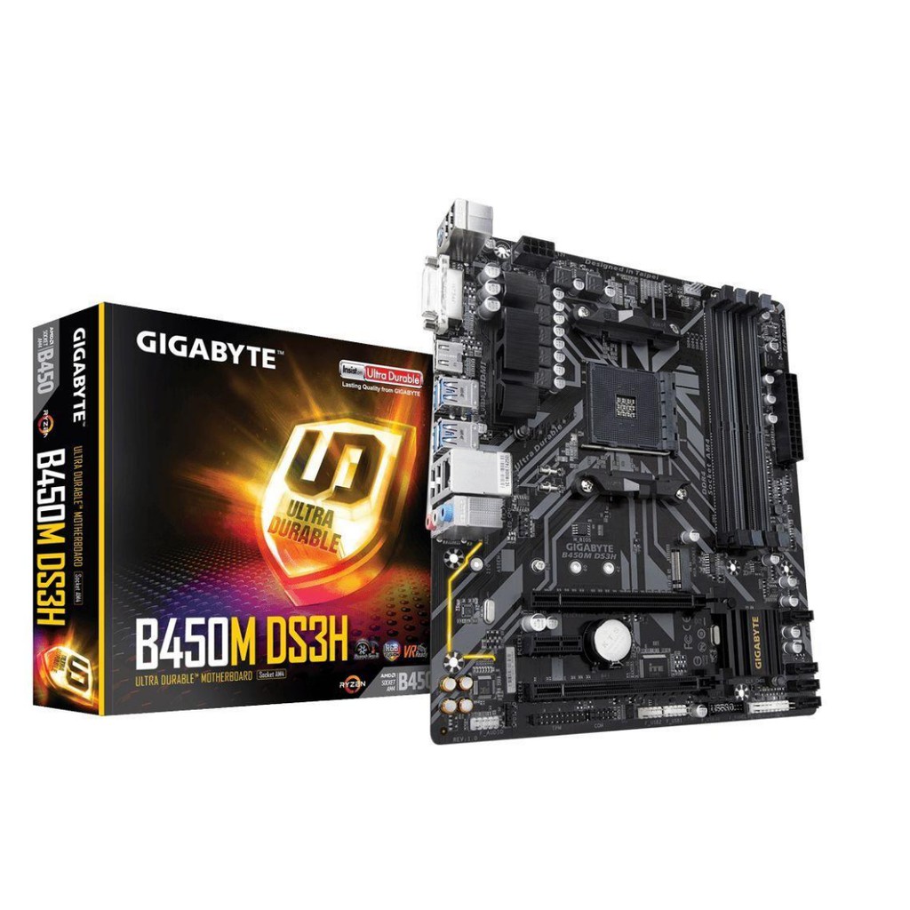GIGABYTE B450 SERIES AMD 3500X/3600/3700X เมนบอร์ดคอมพิวเตอร์ สินค้าใหม่ประกันศูนย์100% | Shopee ...