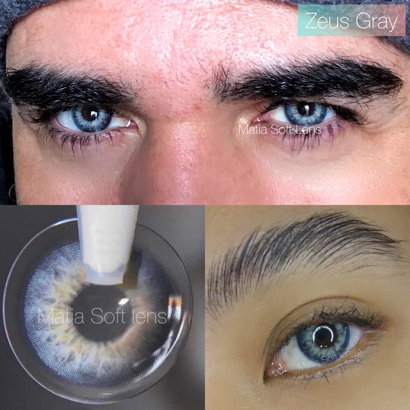 รุ่น Zeus gray คอนแทคเลนส์สายฝอ (มีค่าสายตา) | Shopee Thailand