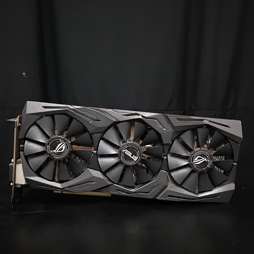 การ์ดจอ VGA ASUS ROG STRIX GTX 1080 ADVAND GAMING 8GB GDDR5X สินค้ามือ ...