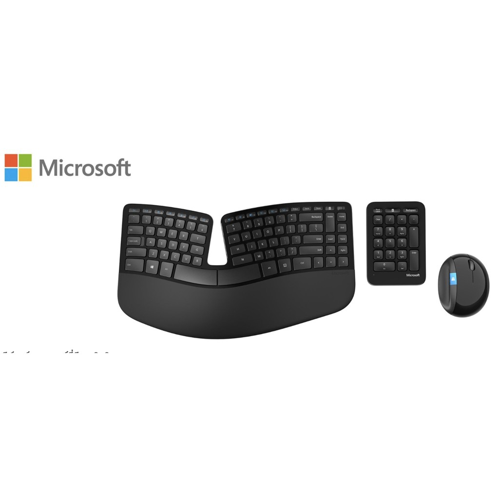 ของใหม่ มีของพร้อมส่ง MICROSOFT KEYBOARD MOUSE SCULPT ERGONOMIC DESKTOP ...