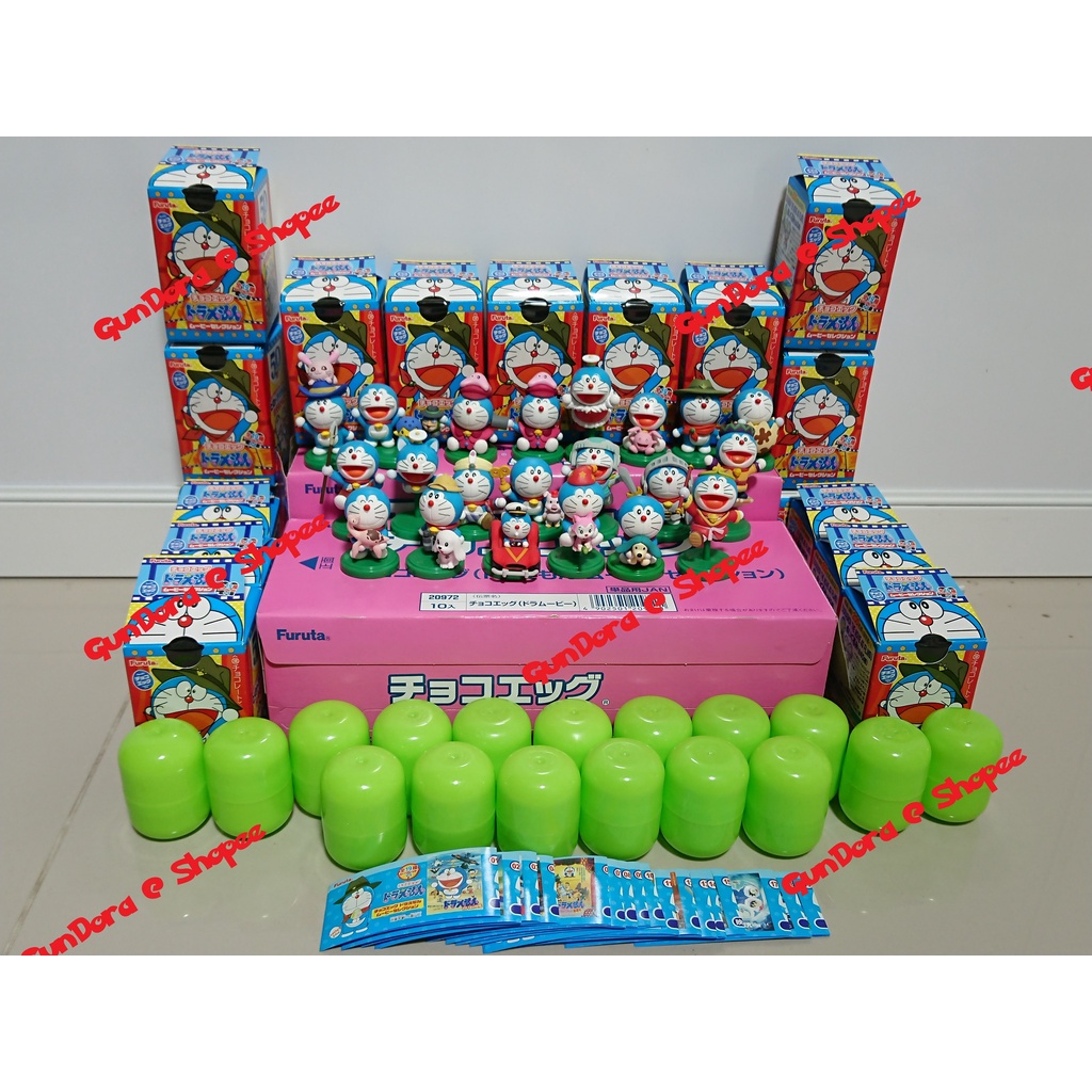 [Furuta] Choco Egg Doraemon Movie Selection (ครบเฉพาะชุดที่ 1 จำนวน 21 ...