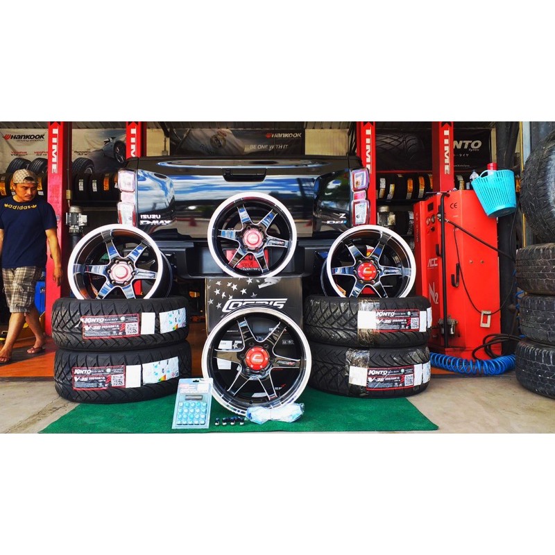 Cosmis RTX ขอบ18 กว้าง 9.5/10.5 ออฟลึก ราคาต่อสี่วง | Shopee Thailand