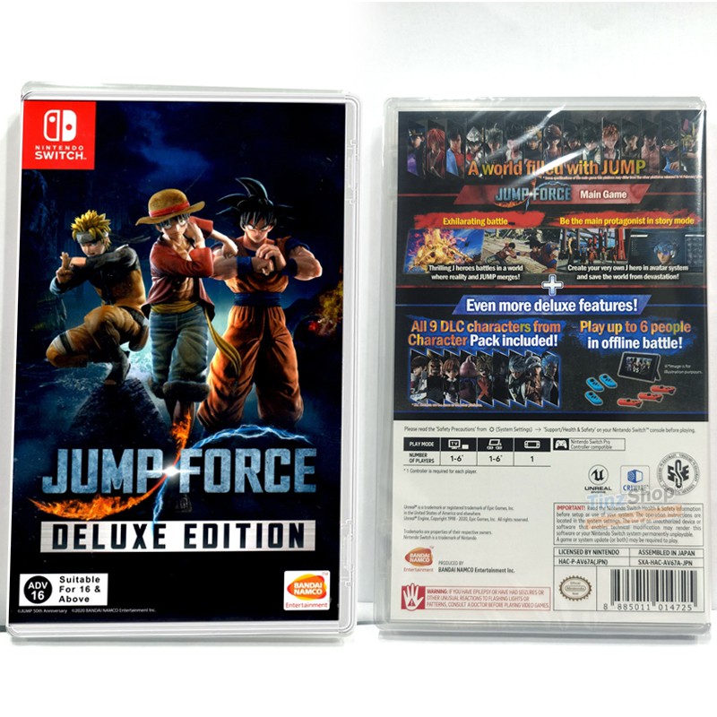 Nintendo switch Jump Force Deluxe Edition : Zone Asia /English B7ZF ...