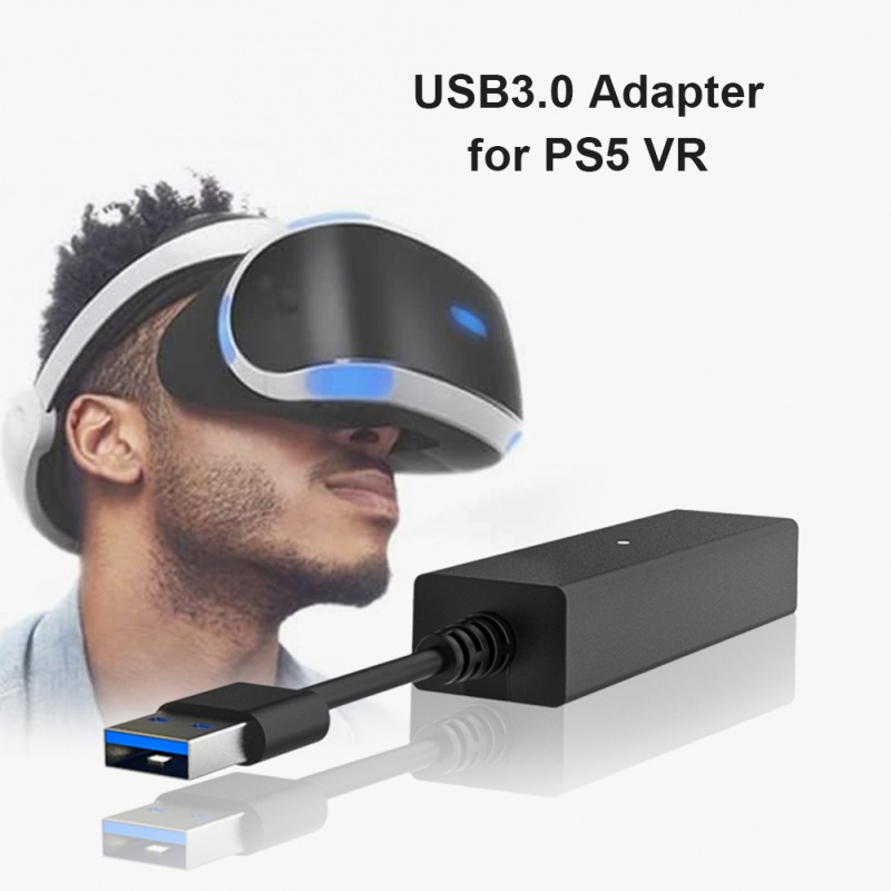 VR Connector Mini Camera Adapter For PS5 PS4 Game Console Male To Female Adapter Cable USB3.0 ...
