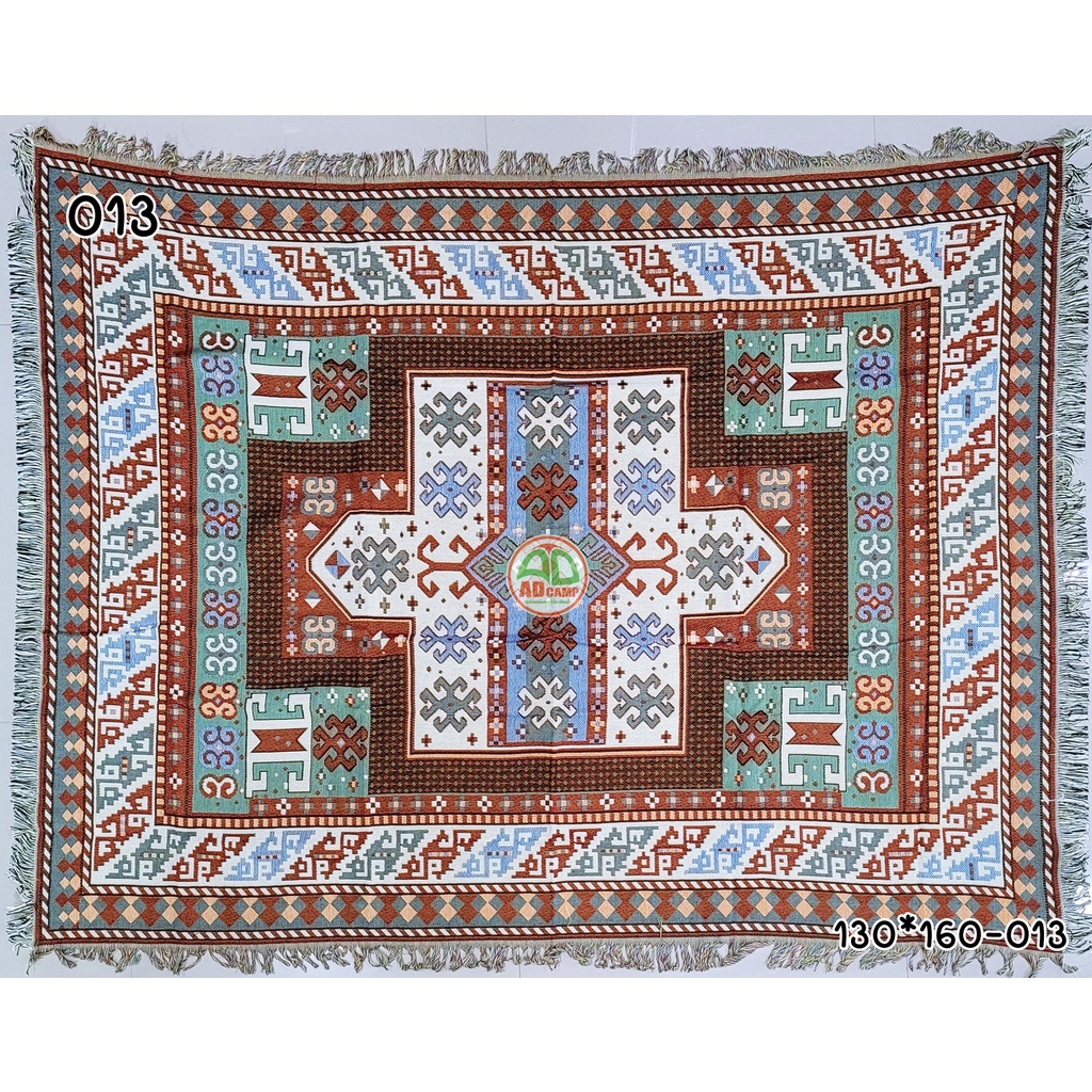 พรมโบฮีเมี่ยน ผ้าคลุมโซฟา ที่คลุมโซฟา เสื่อโบฮีเมี่ยน เสื่อแคมป์ปิ้ง ...