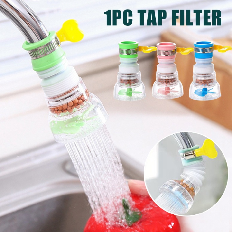 Faucet Rotary Drainer Maifan Stone Filter Shower Kitchen Water Filter ...
