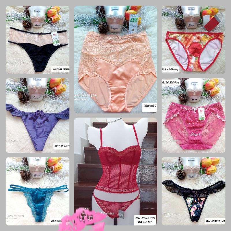 ดูแบบหน้าร้านเพิ่ม XXS-7XL L@ senza size XS,S,M,L,XL,2XL ชุดชั้นใน/จีสตริง(G-string) 4720 ...