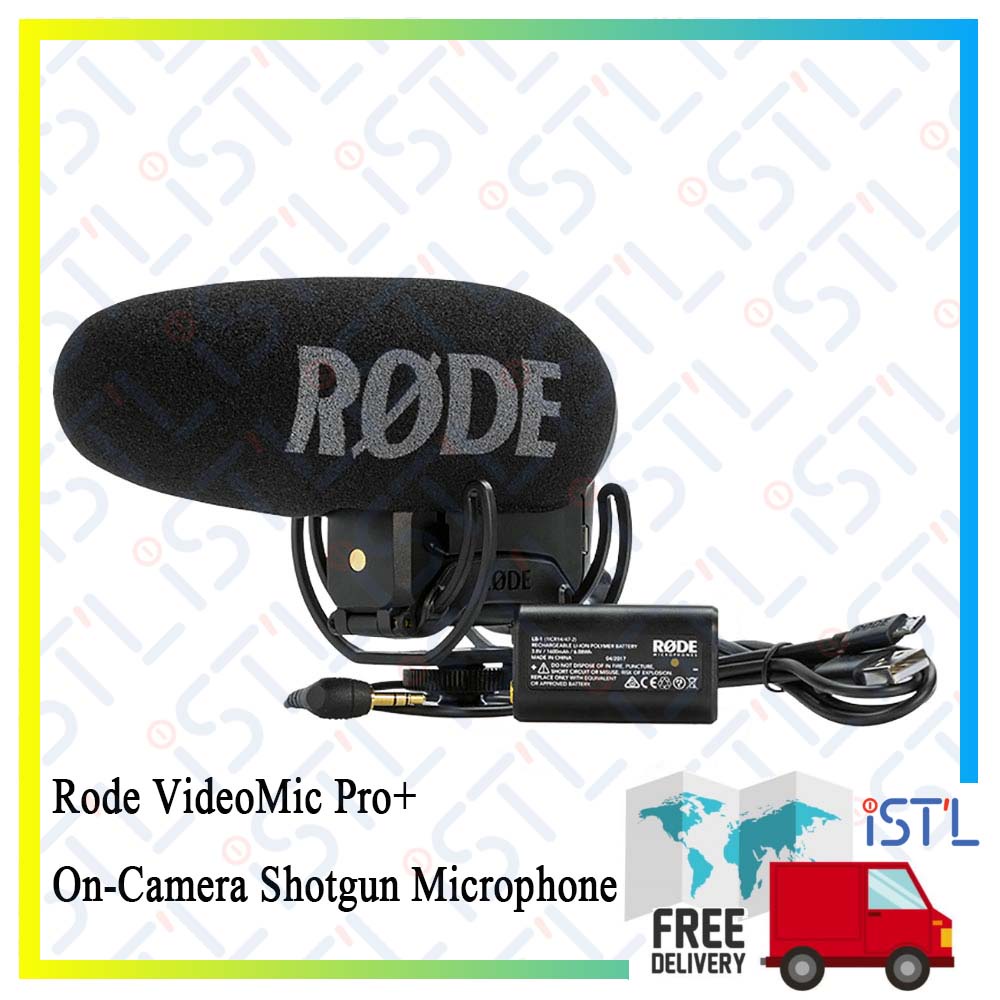Rode VideoMic Pro+ On-Camera Shotgun Microphone | Shopee Thailand