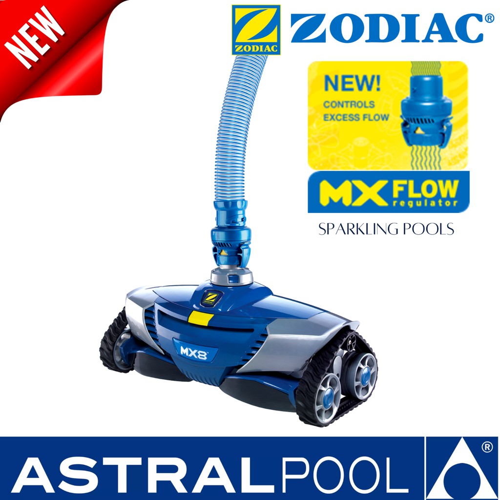 ZODIAC MX8™ เครื่องดูดตะกอนสระว่ายน้ำอัจฉริยะ ไม่ใช้ไฟฟ้า ทำความสะอาด ...