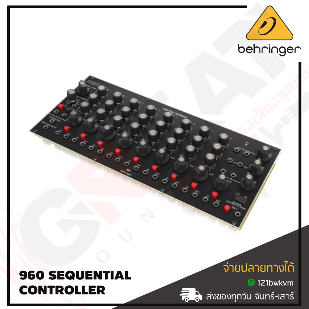 BEHRINGER 960 SEQUENTIAL CONTROLLER Legendary Analog Step Sequencer Module for Eurorack (รับประ ...