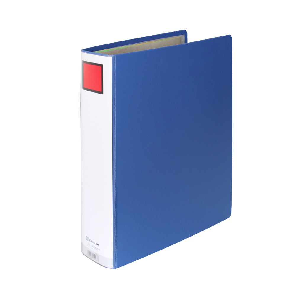 KING JIM KING FILE SUPER DOTCH TUBE FILE - 5 / 8 / 10CM - A4 - สีฟ้า ...