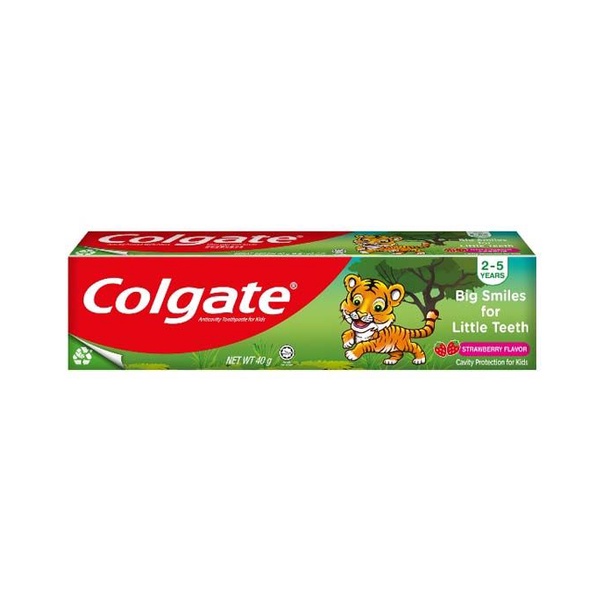 ยาสีฟันเด็ก 40 กรัม / 50 กรัม Kodomo Lion Colgate Kids Orange Flavour ...