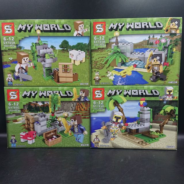 เลโก้ Minecraft My World Sy 785 มี 4 แบบ รวมกันได้ มีมาน้อยมาก ราคาถูก พร้อมส่งจ้า 💥💥 | Shopee ...